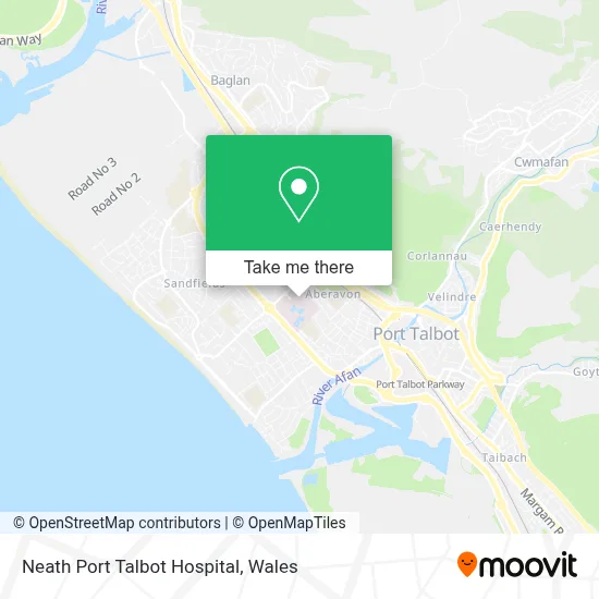 How to Get to Neath Port Talbot Hospital by Bus or Train?