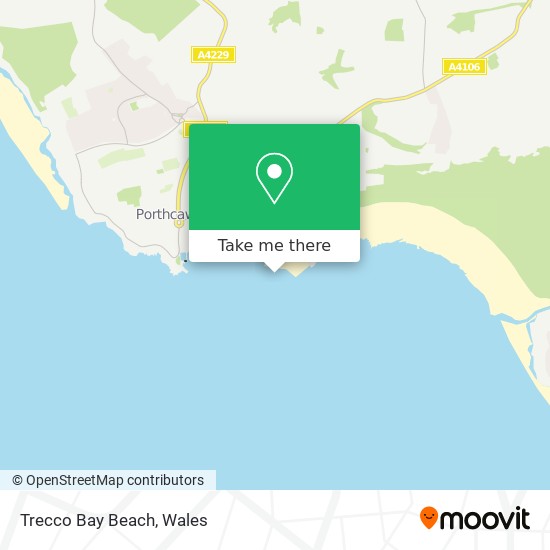 How to Get to Trecco Bay Beach in Wales by Bus or Train?