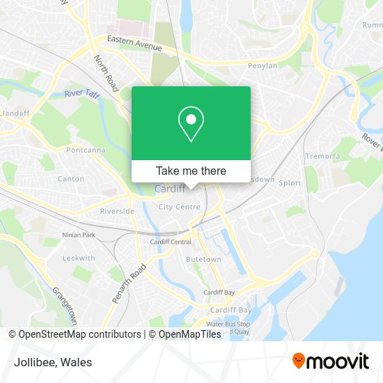 How to Get to Jollibee in Cardiff by Bus or Train?