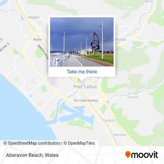 How to Get to Aberavon Beach in Neath Port Talbot by Bus or Train?