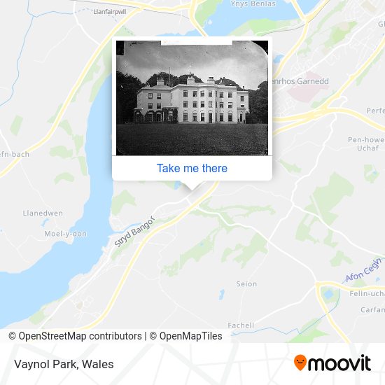 How to Get to Vaynol Park in Gwynedd by Bus?