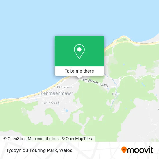 How to Get to Tyddyn du Touring Park in Conwy by Bus or Train?