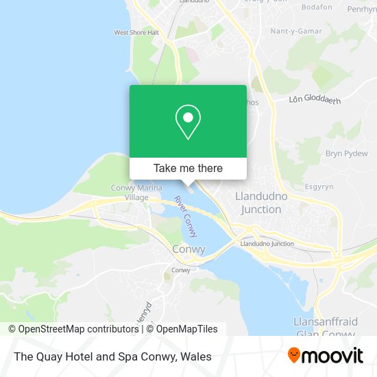 How to Get to The Quay Hotel and Spa Conwy by Bus or Train?