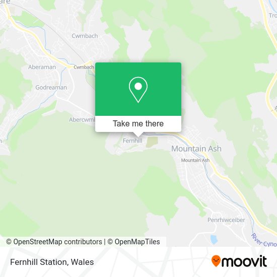 How to Get to Fernhill Station in Rhondda Cynon Taf by Bus or Train?