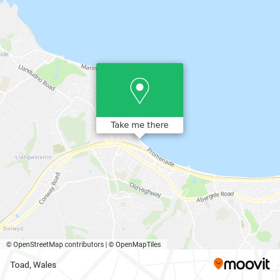 How to get to Toad in Conwy by Bus or Train?