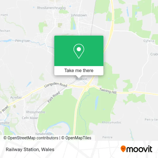 How to Get to Railway Station in Wrexham by Bus or Train?
