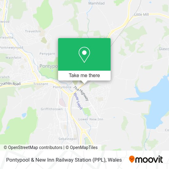 How to Get to Pontypool & New Inn Railway Station (PPL) in Torfaen by ...