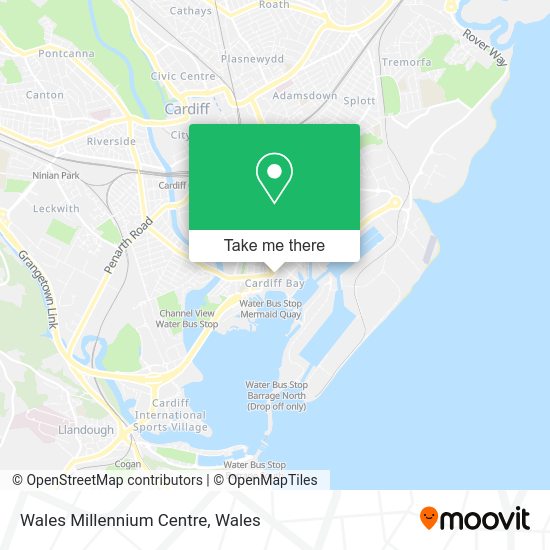 How to Get to Wales Millennium Centre in Cardiff by Bus or Train?