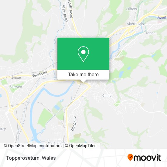 How to get to Topperoseturn in Neath Port Talbot by train or bus?