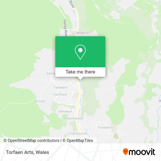 How to get to Torfaen Arts by bus or train?