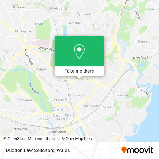 How to Get to Dudden Law Solicitors in Cardiff by Bus or Train?