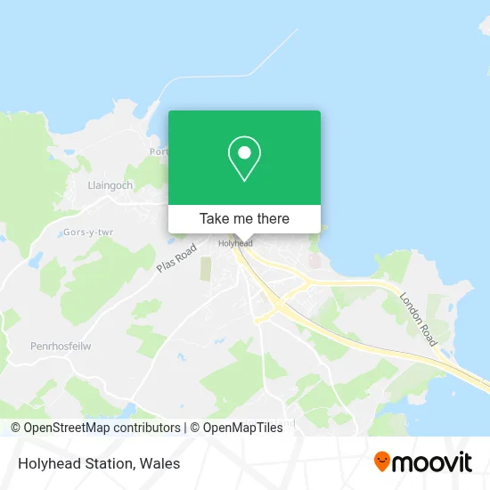 How to Get to Holyhead Station in Isle Of Anglesey by Bus or Train?