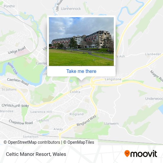 How to Get to Celtic Manor Resort in Newport by Bus?