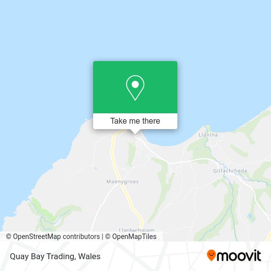How to get to Quay Bay Trading in Ceredigion by bus?