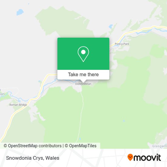 How to get to Snowdonia Crys in Conwy by train or bus?