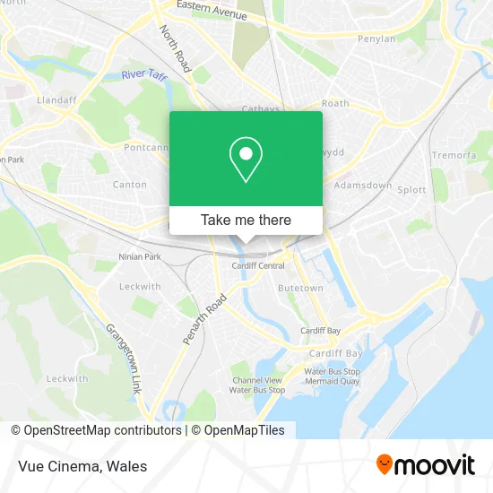 How to Get to Vue Cinema in Cardiff by Bus or Train?