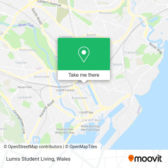 How to Get to Lumis Student Living in Cardiff by Bus or Train?