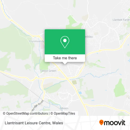 How to Get to Llantrisant Leisure Centre in Rhondda Cynon Taf by Bus or ...