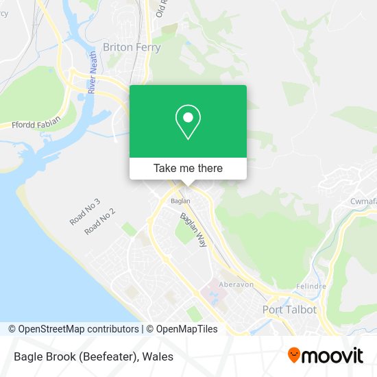 How to get to Bagle Brook (Beefeater) in Neath Port Talbot by bus or train?