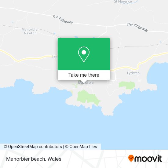 How to Get to Manorbier beach in Pembrokeshire by Train?