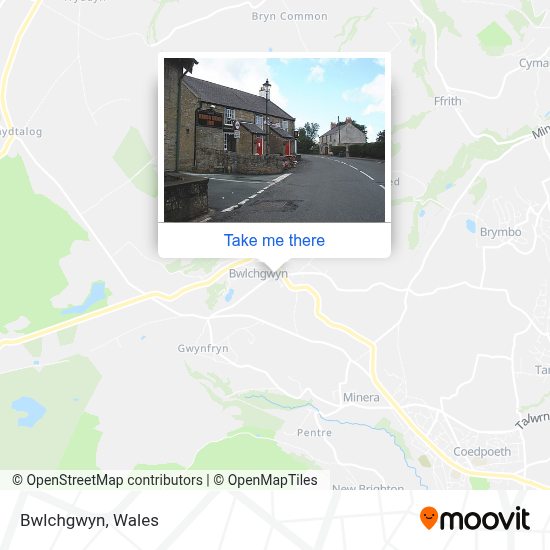 How to Get to Bwlchgwyn in Wrexham by Bus?