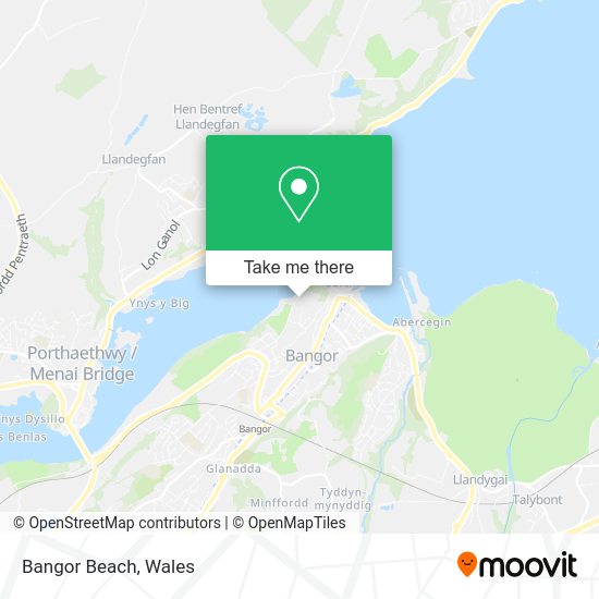 How to Get to Bangor Beach in Gwynedd by Bus?
