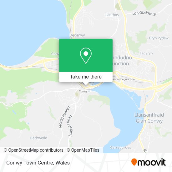 How to Get to Conwy Town Centre by Bus or Train?