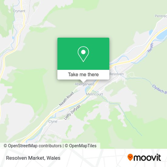 How to Get to Resolven Market in Neath Port Talbot by Bus or Train?