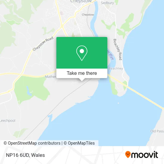 How to Get to NP16 6UD in Monmouthshire by Bus?