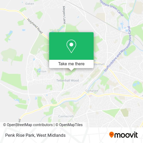 How to Get to Penk Rise Park in Tettenhall Regis by Bus, Train or Light ...