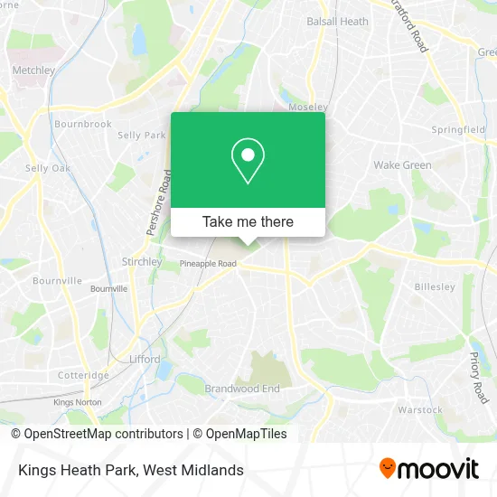 How to Get to Kings Heath Park in Brandwood & King's Heath by Bus ...