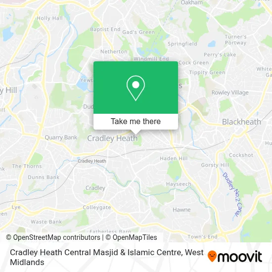 How to Get to Cradley Heath Central Masjid & Islamic Centre in Cradley ...