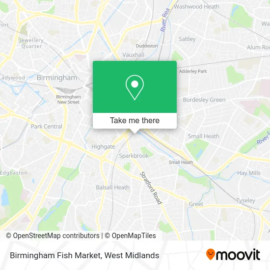 How to Get to Birmingham Fish Market in Sparkbrook & Balsall Heath East ...