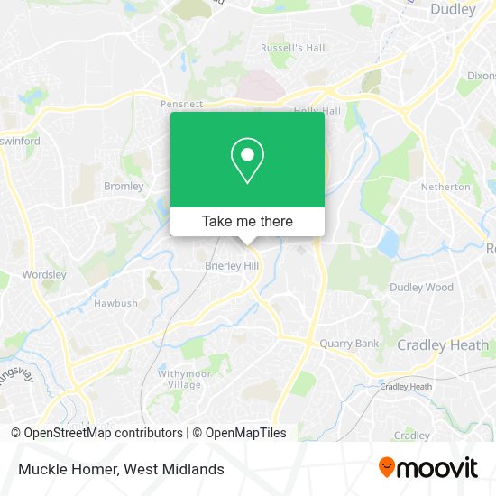 How to get to Muckle Homer in Brierley Hill by bus or train?