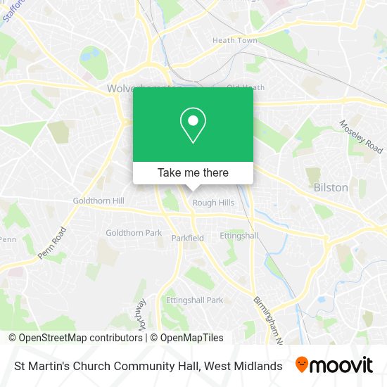 How to get to St Martin's Church Community Hall in Ettingshall by bus ...