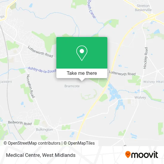 How to Get to Medical Centre in Wolvey And Shilton by Bus?