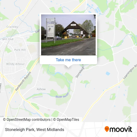 How to Get to Stoneleigh Park in Cubbington & Leek Wootton by Bus?