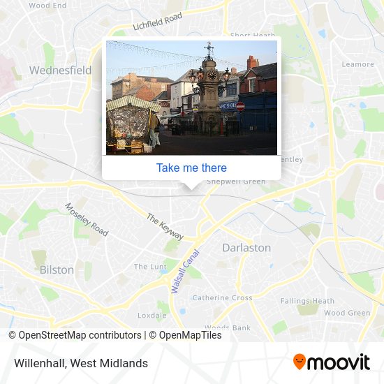 How to Get to Willenhall in Willenhall South by Bus, Light Rail or Train?