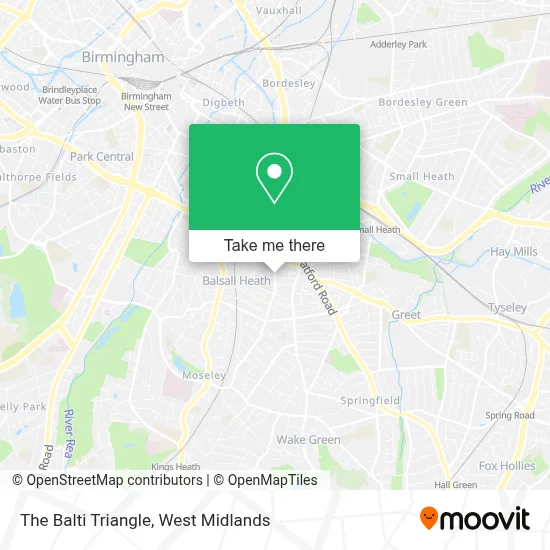 How to Get to The Balti Triangle in Sparkbrook & Balsall Heath East by ...