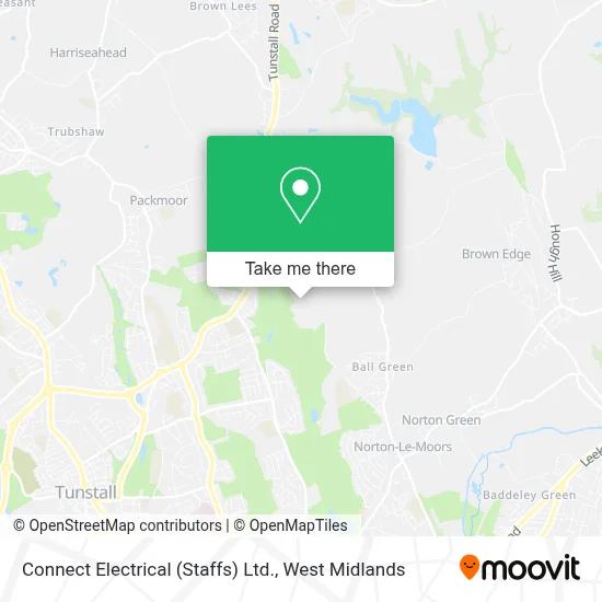 How to Get to Connect Electrical (Staffs) Ltd. in Baddeley, Milton And ...
