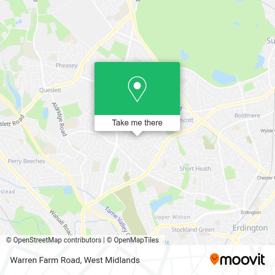 Warren Farm Road | Directions by bus or train