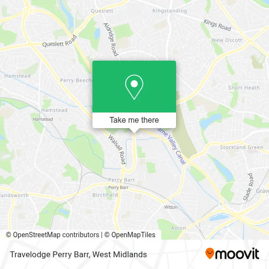 How to Get to Travelodge Perry Barr by Bus or Train?