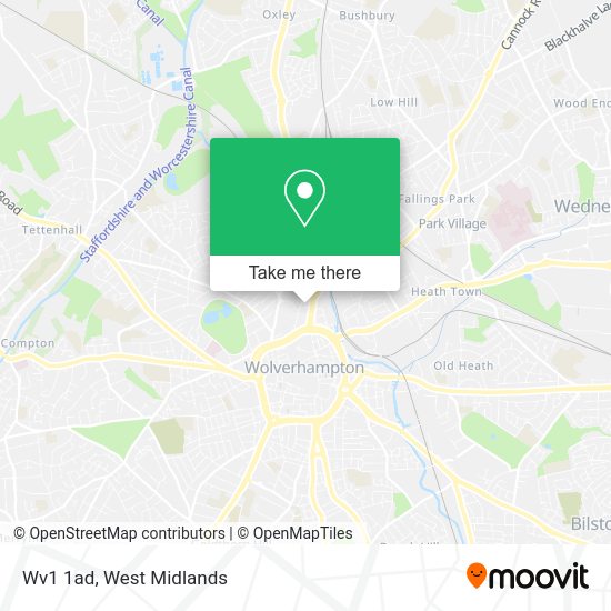 How to get to Wv1 1ad in St. Peter's by bus, train or light rail?