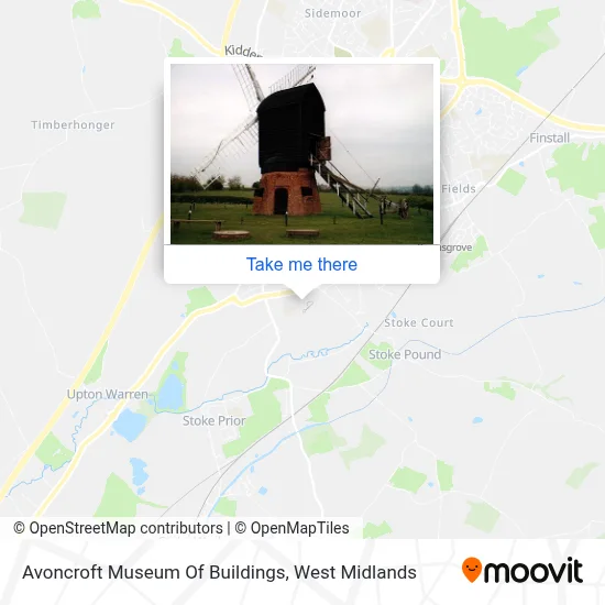How to Get to Avoncroft Museum Of Buildings by Bus or Train?
