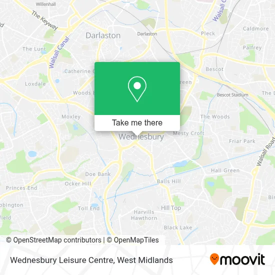 How to Get to Wednesbury Leisure Centre in Wednesbury North by Bus ...