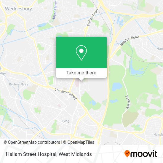 How to Get to Hallam Street Hospital in West Bromwich Central by Bus or ...