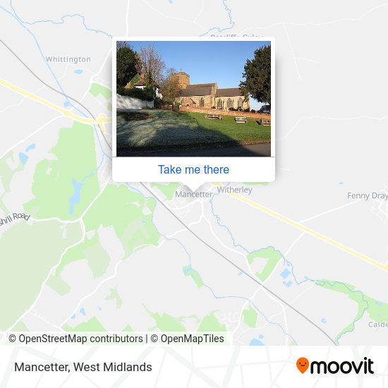 How to get to Mancetter in Atherstone South And Mancetter by Bus or Train?