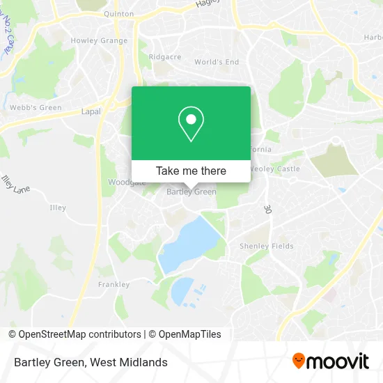 How to Get to Bartley Green by Bus or Train?
