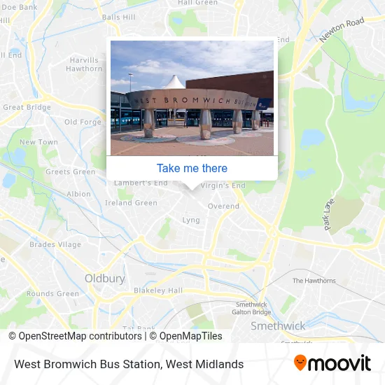 How to Get to West Bromwich Bus Station in West Bromwich Central by Bus ...