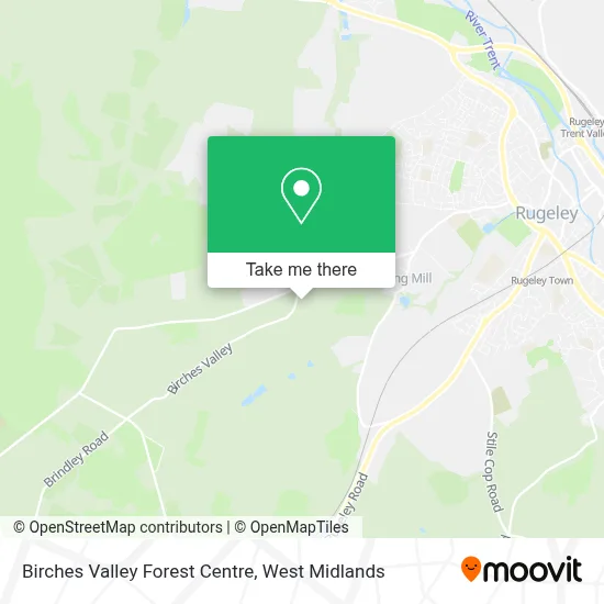 How to Get to Birches Valley Forest Centre in Etching Hill And the ...